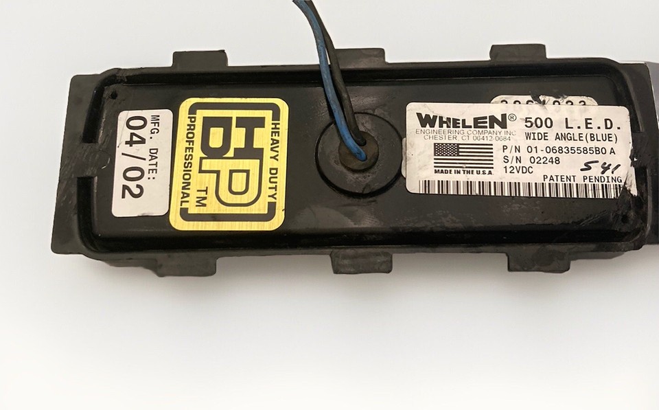 Whelen 500 Series LED Wide Angle Light Heavy Duty Professional (01 ...