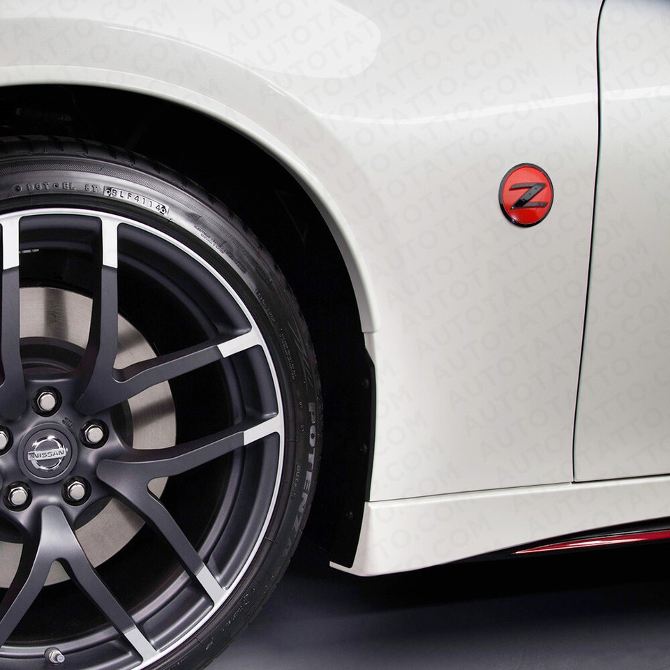 Nissan 350Z 370Z Nismo Side Fender Z Emblem Badge Sport Fairlady Black ...
