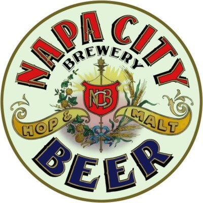 NAPA City California Beer & Brewery NEW Sign: 28" Dia. Round USA STEEL ...