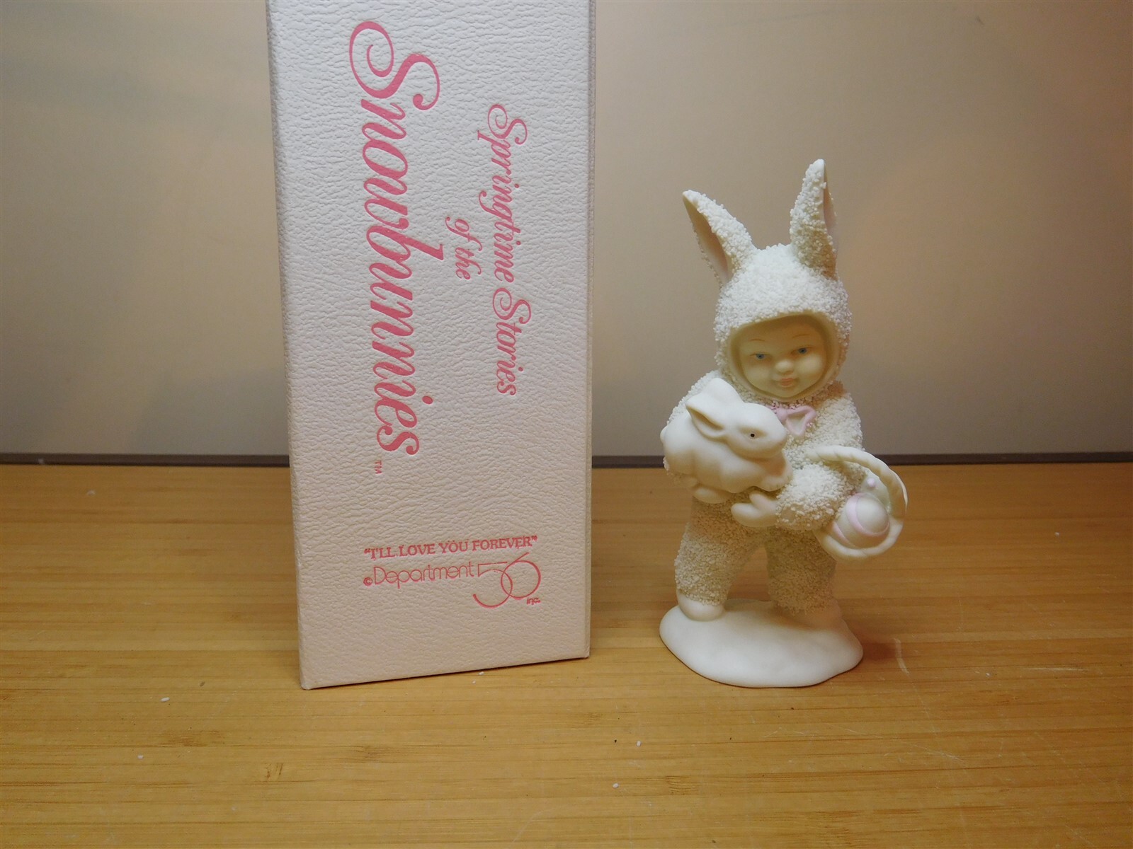 2) Dept 56 Springtime Stories of Snowbunnies - I'll Love You Forever ...
