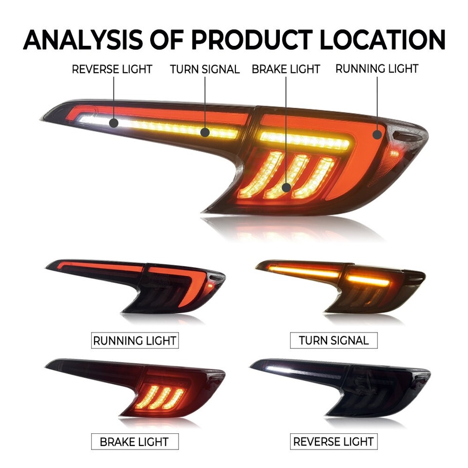Craftc Performance Sequential Taillights For 2019+ Corolla Hatchback Gr Corolla | eBay