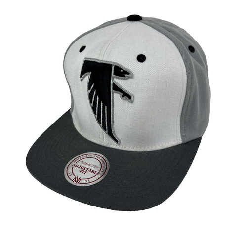 NFL Vintage Collection Mitchell & Ness Gray Atlanta Falcons Snapback ...