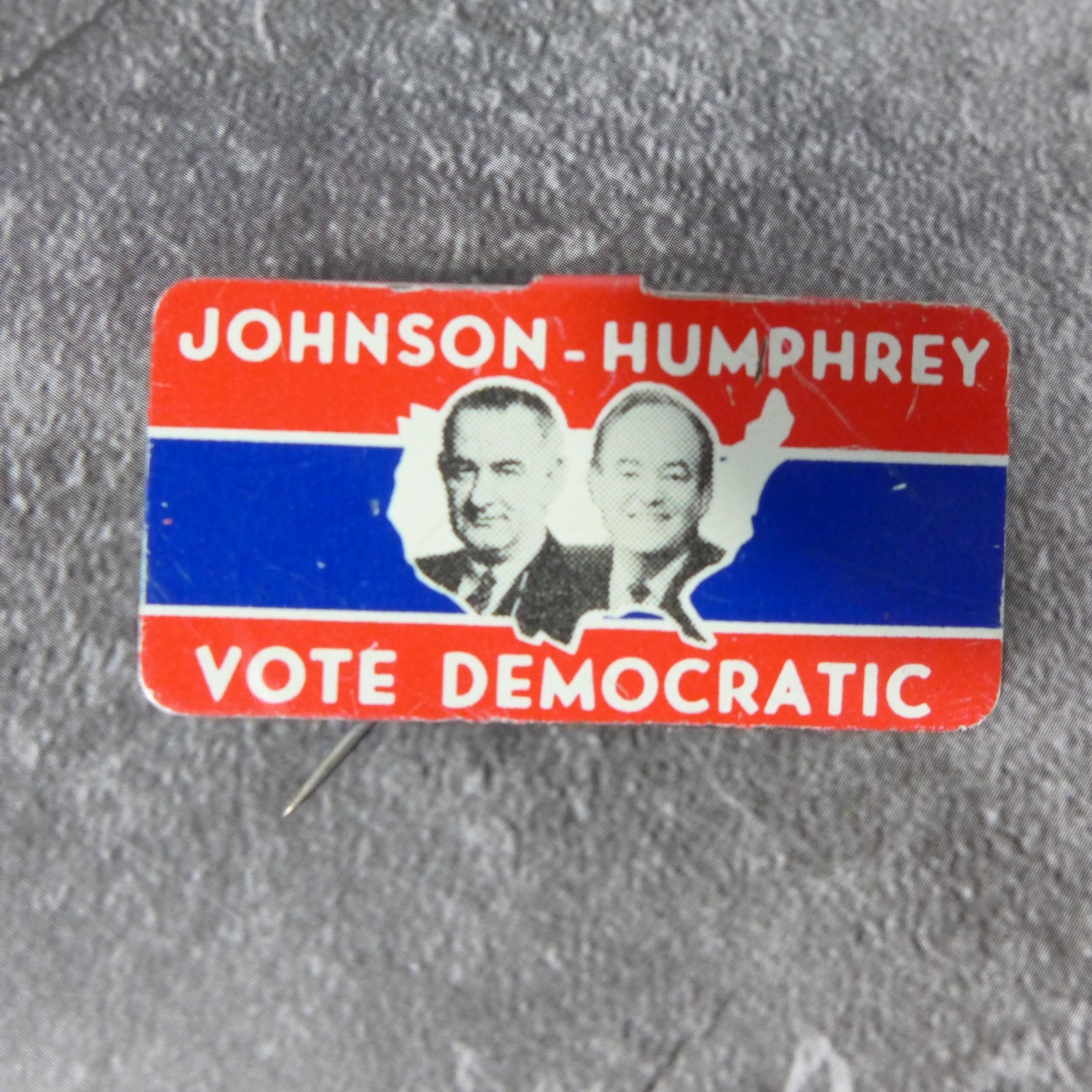 Lot of 6 Vintage 1964 Johnson Humphrey Democratic Political Campaign ...