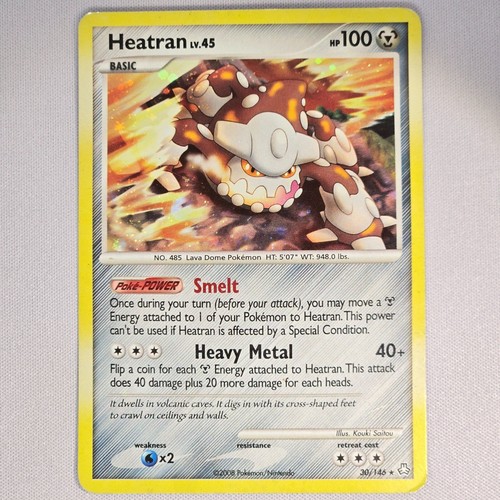 Heatran 30/146 Legends Awakened Deck Exclusives Holo Rare Pokemon Card ...