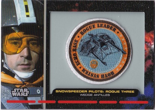 STAR WARS GALACTIC FILES PR-19 EMBROIDERED PATCH SNOWSPEEDER PILOT ...