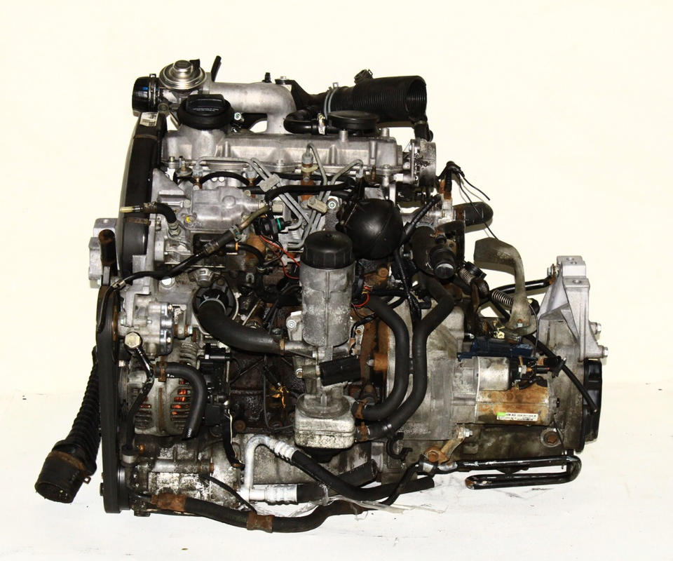 Volkswagen Jetta Golf ALH TDI 1.9L Engine Turbo Diesel 5 Speed Manual ...