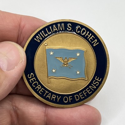 The 20th US Secretary of Defense Honorable William Cohen 1997-2001 Coin ...