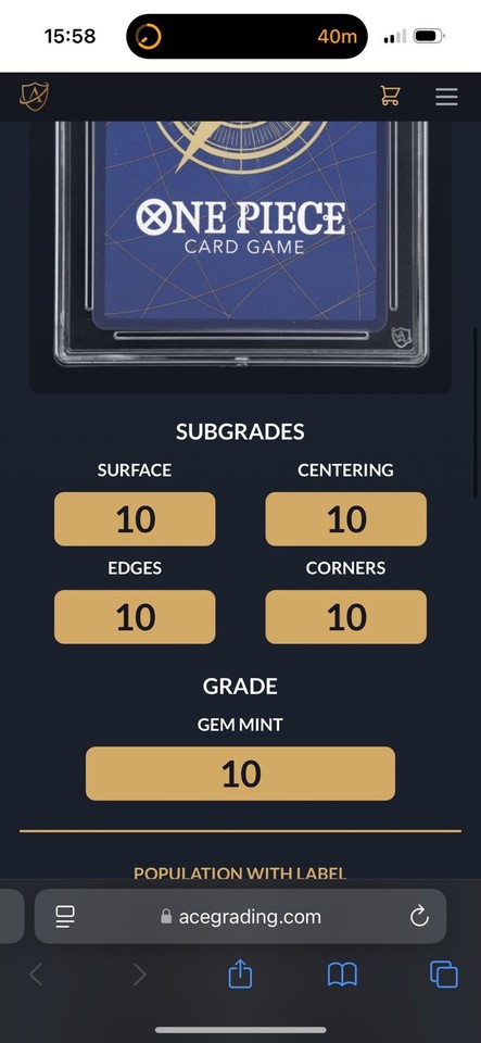 Monkey D Luffy P-043 Shonen Jump Magazine Promo ONE PIECE ACE GRADED 10 ...