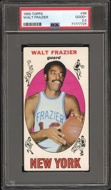 1969-70 Topps Basketball Tall Boys Rookies #98 Walt Frazier RC HOF GD+ ...