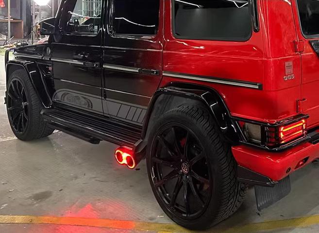 For Benz G Wagon W463A W464 G900 rocket style Carbon Fiber Luminous ...