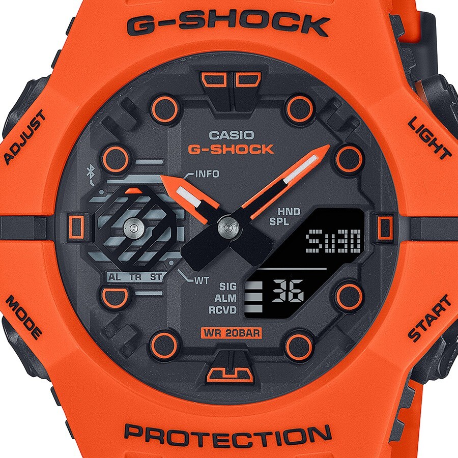 Casio G-Shock GA-B001FL-4AJF Orange Carbon Bluetooth Analog Digital ...