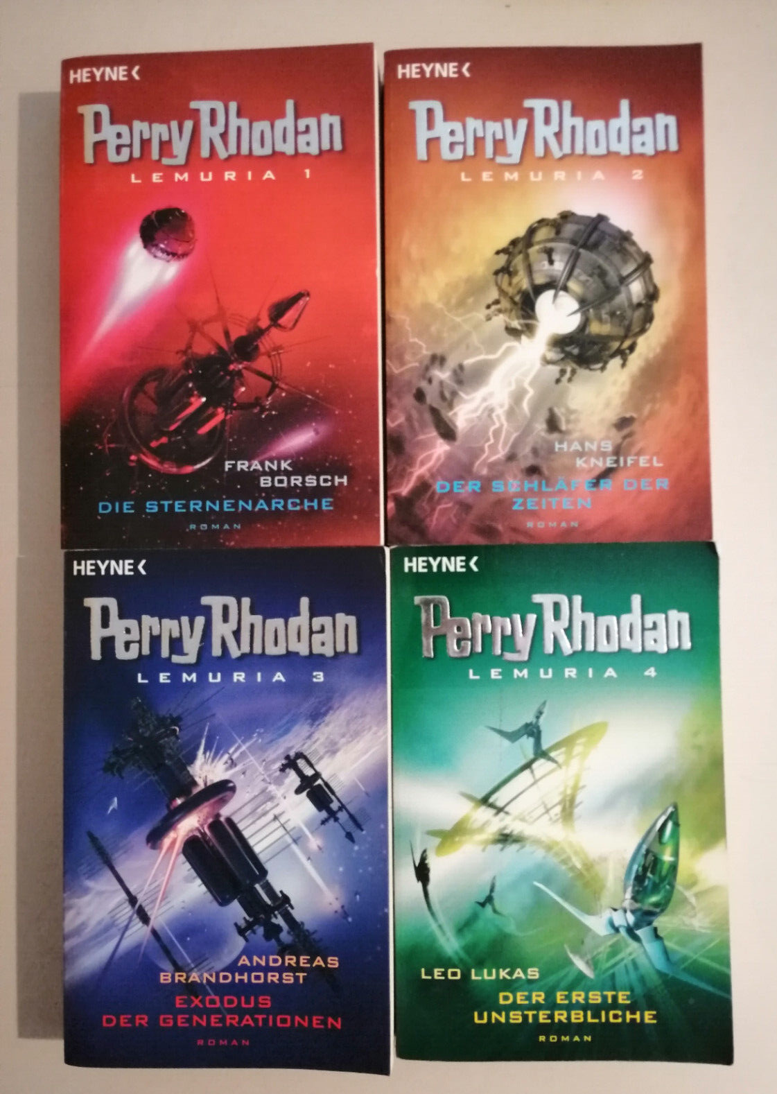 Perry Rhodan - Lemuria Band Band 1-4 - Science Fiction - Heyne TB K391 ...
