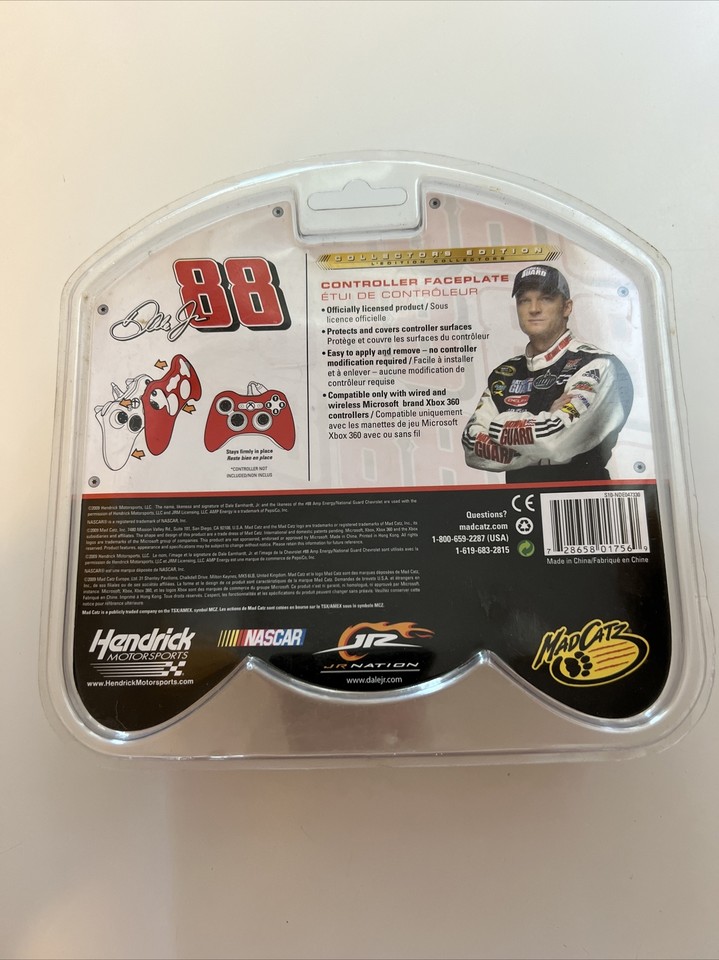XBox 360 Nascar Controller Faceplate - 728658017569 - Dale Jr. #88 ...