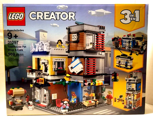 LEGO Creator 3 In 1 31097 Townhouse Pet Shop & Cafe. New & Factory ...