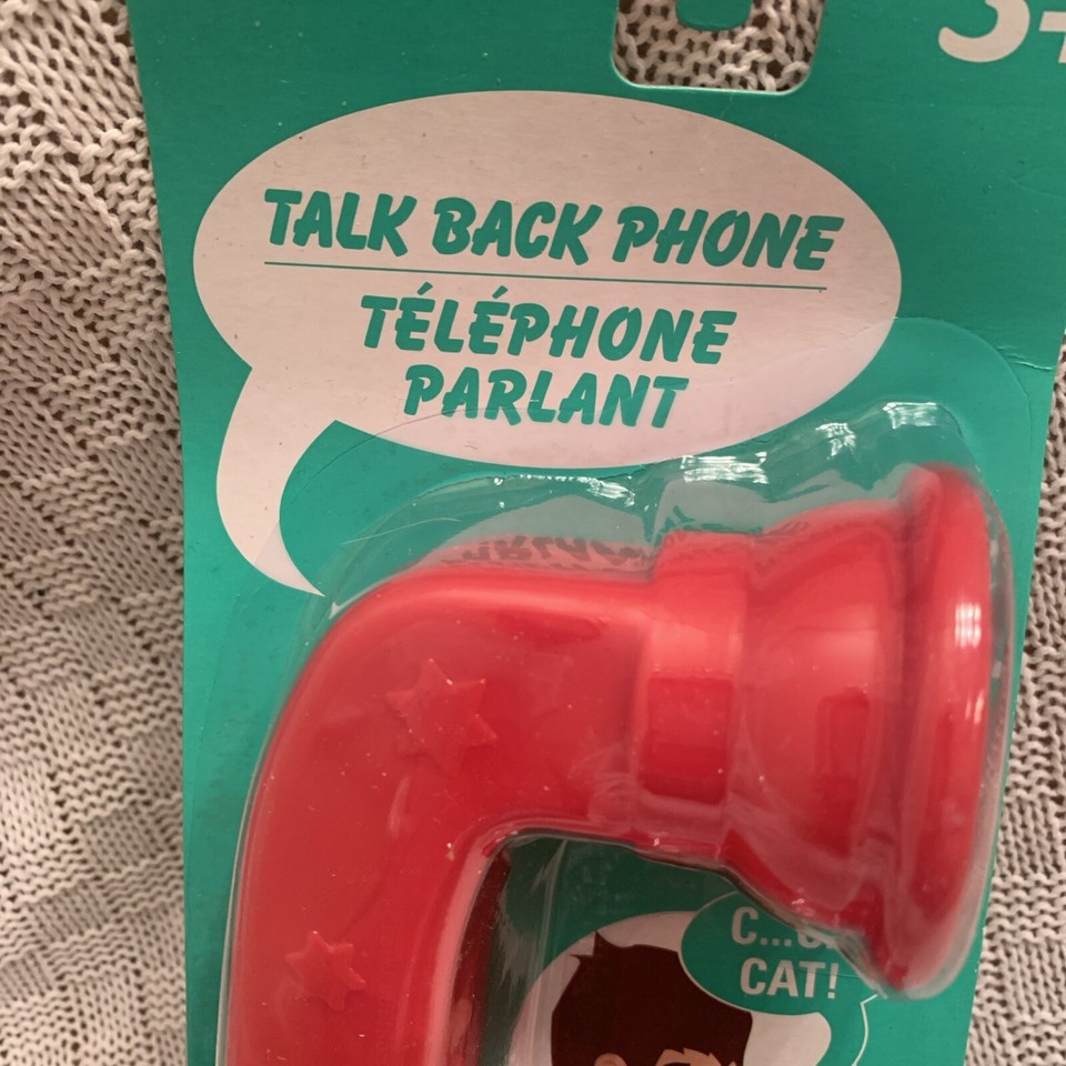 Alphabet Sound Syllables Talk Back Phone Learning Tool Red Homeschool ...