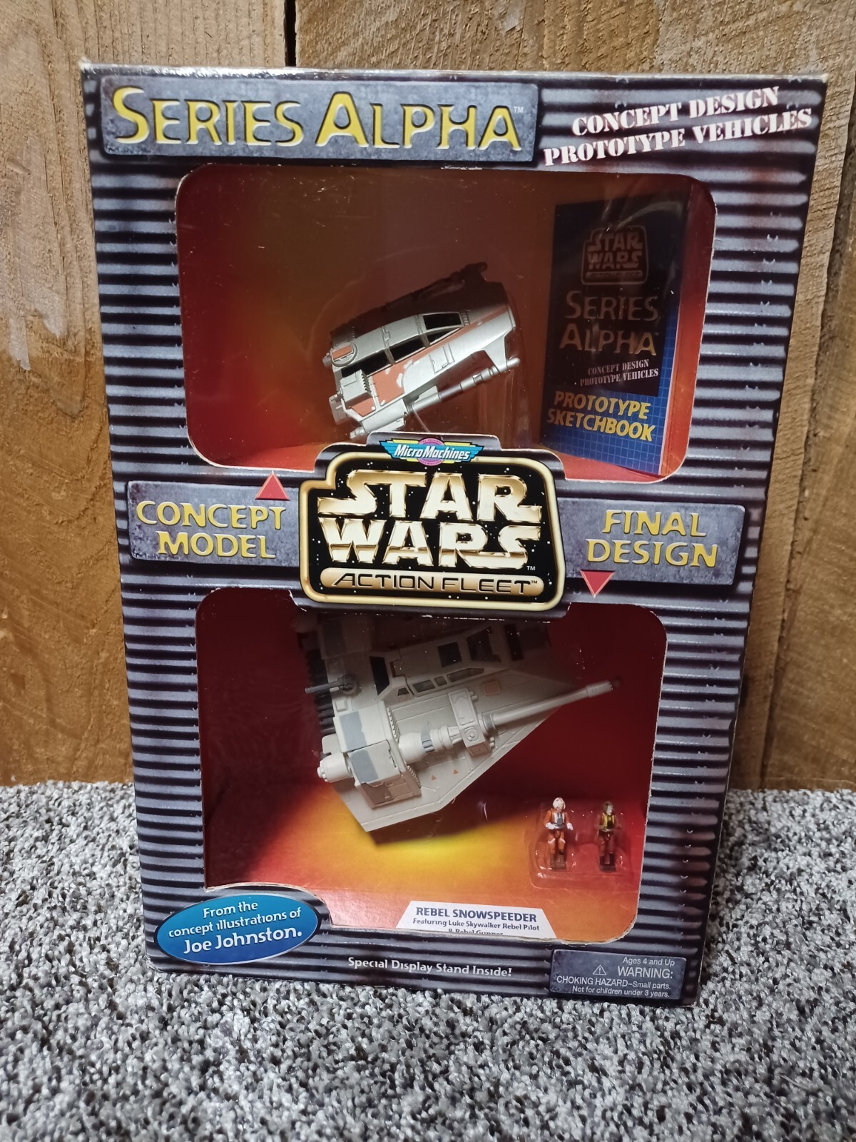 1996 Star Wars Micro Machines Series Alpha Rebel Snowspeeder Action ...