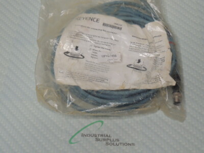 KEYENCE OP-87458 ETHERNET CABLE STRAIGHT M12 5M 4-PIN RJ45 | eBay