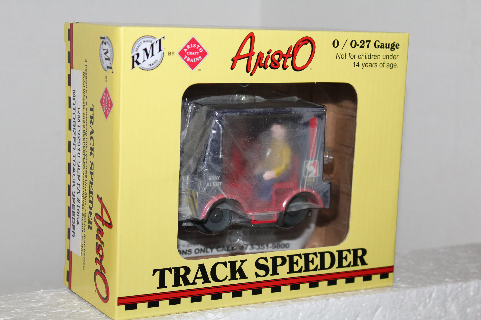 ARISTO/RMT SEPTA MOTORIZED TRACK SPEEDER | eBay
