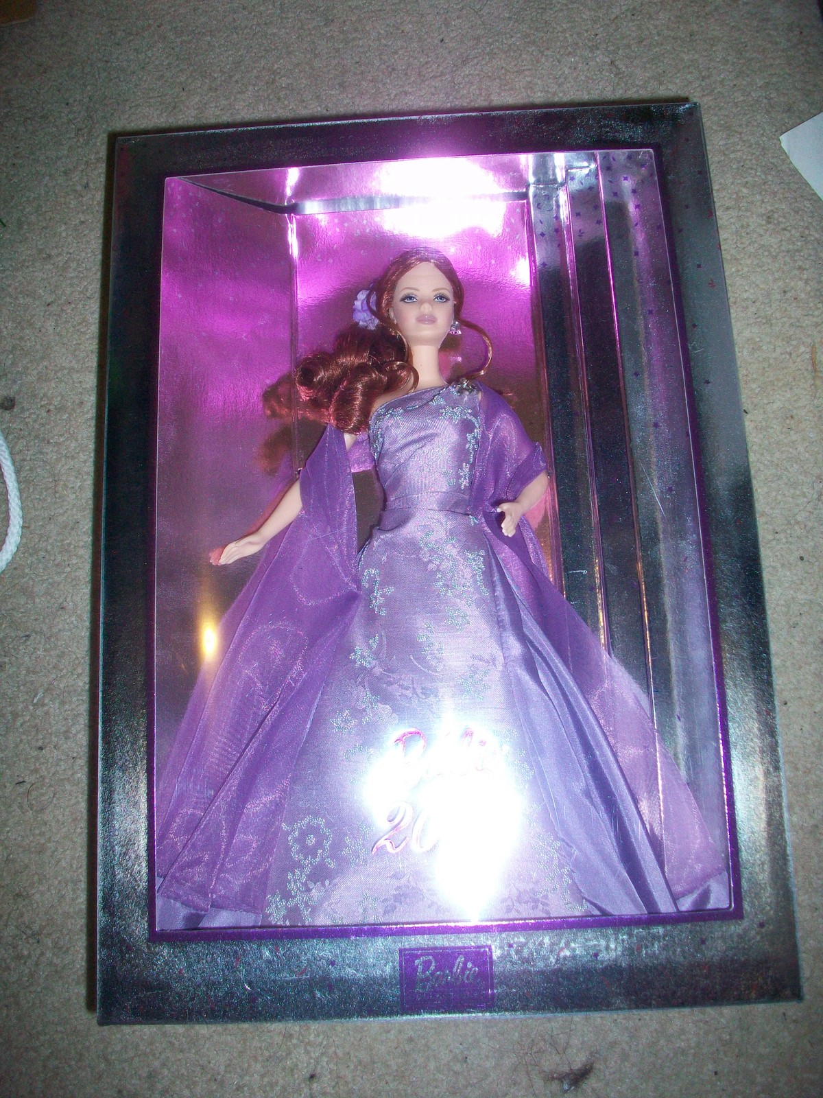 Lot of 2 2003 Treasure Hunt REDHEAD Lavender Barbie & 2003 LAVENDER ...
