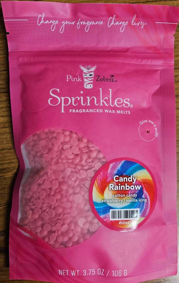 Pink Zebra wax Sprinkles - NEW - Over 100 Factory Sealed 3.75 oz. Bags ...