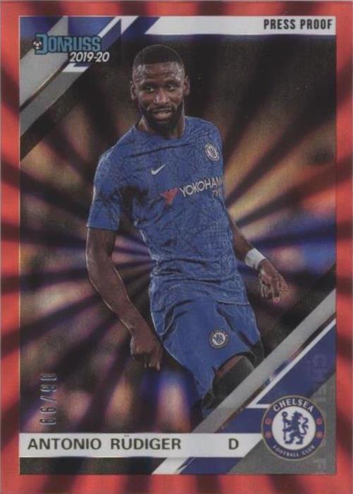 2019-20 Panini Chronicles - Donruss Premier League Antonio Rudiger #51 ...
