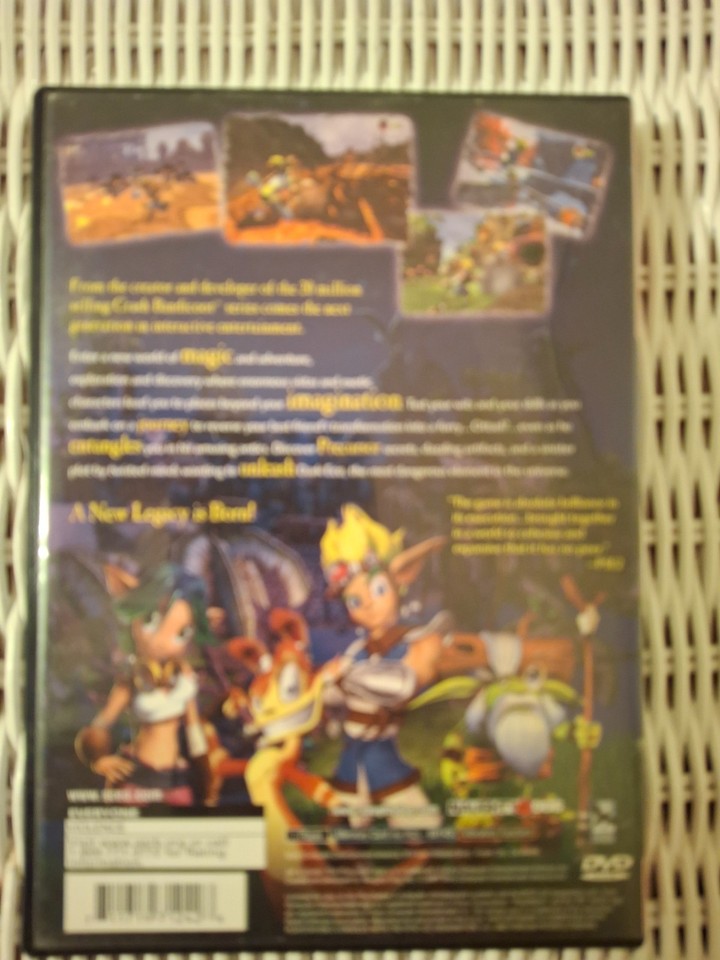 Jak and Daxter The Precursor Legacy (Sony PlayStation 2 PS2, 2002) - no ...