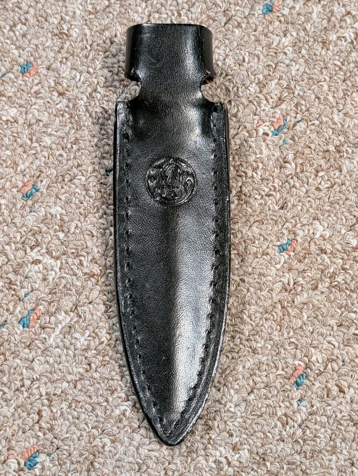 Vintage SMITH & WESSON Model 6051 Boot Knife 1980s w Sheath Stainless ...