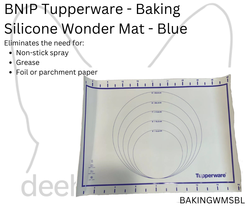 Brand New in Packaging Tupperware Silicone Wonder Mat - Blue | eBay