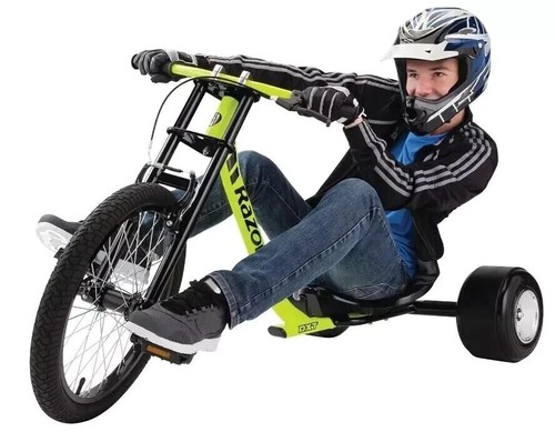Adult Big Wheel Tricycle Drift Bike Razor 3 Wheel Trike Full Size Frame ...