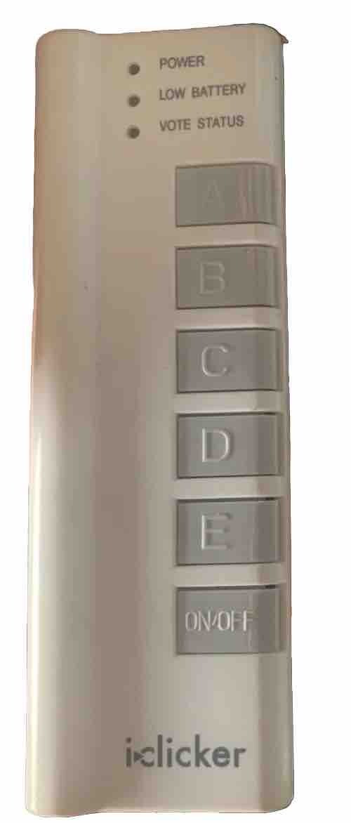 Clicker i clicker student remote (Gen1): Radio Frequency Classroom | eBay