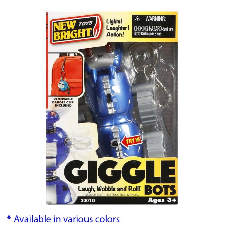 New Bright Toys Giggle Bots Crazy Crawler w/ Removable Dangle Clip ...