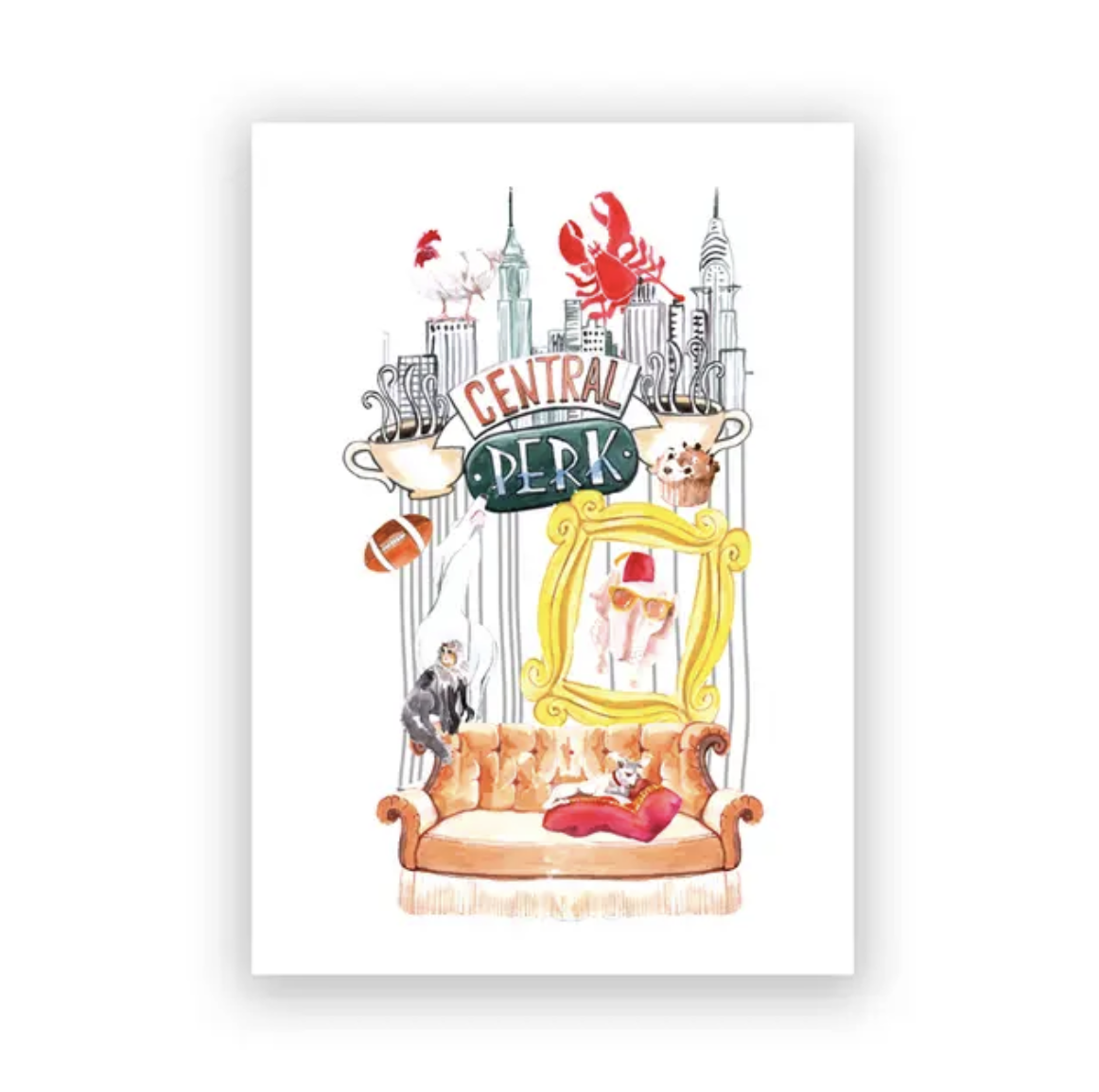 FRIENDS TV Show CENTRAL PERK Wall Art Decor Poster | Unframed x | eBay