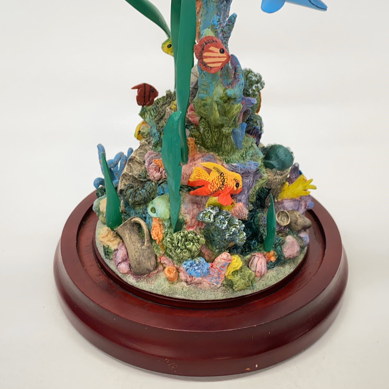 Paradise Reef Dolphin Statue Figure Michael Hollenbeck Danbury Mint ...