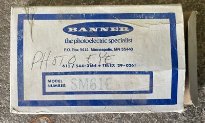 New Banner Photo Eye SM61E | eBay