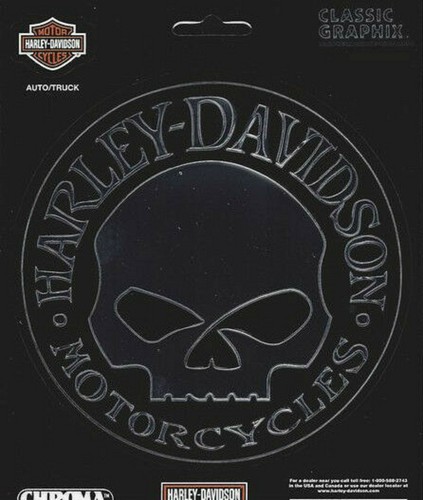 HARLEY DAVIDSON MOTORCYCLES WILLIE G. SKULL 5" STICKER DECAL | eBay