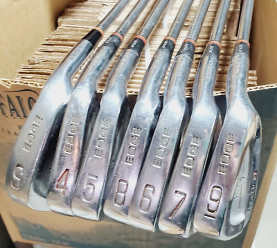 Ben Hogan Edge Forged GS 4-SW Iron Set Apex 4 Stiff Shaft Matching Golf ...