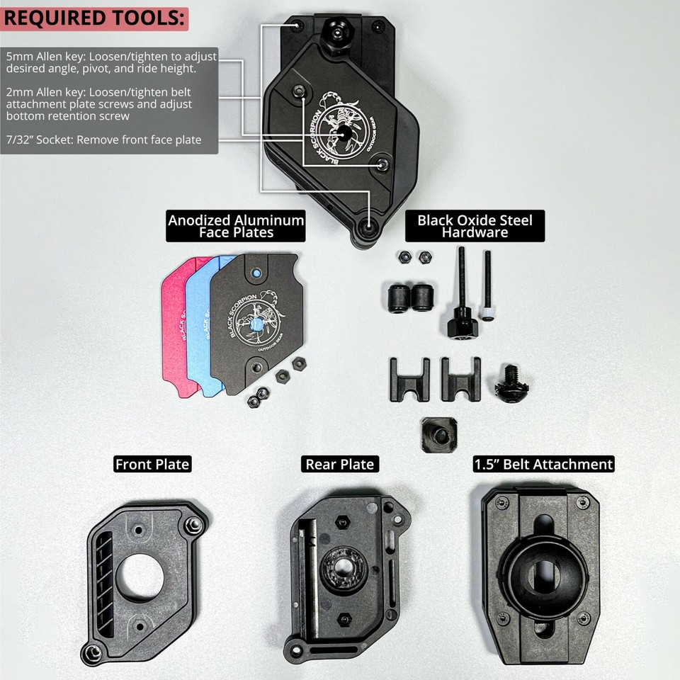3-Gun, IPSC, USPSA Competition Rig - Belt, Holsters, Magazine Pouches 6 ...