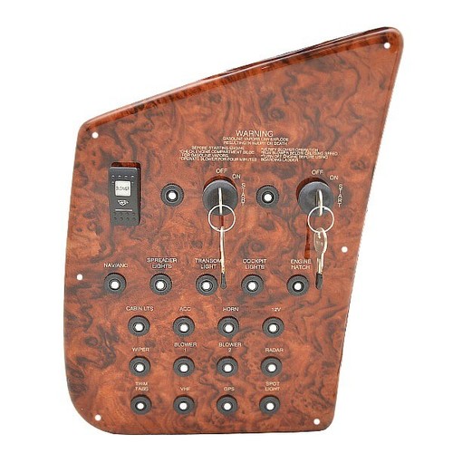 Rinker Boat Ignition Panel 206462C | 290 Express Cruiser Woodgrain | eBay