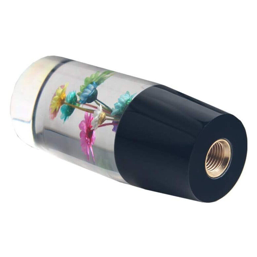 Manual Gear Stick Shifter Knob JDM Real Flowers Shift Knob Universal ...