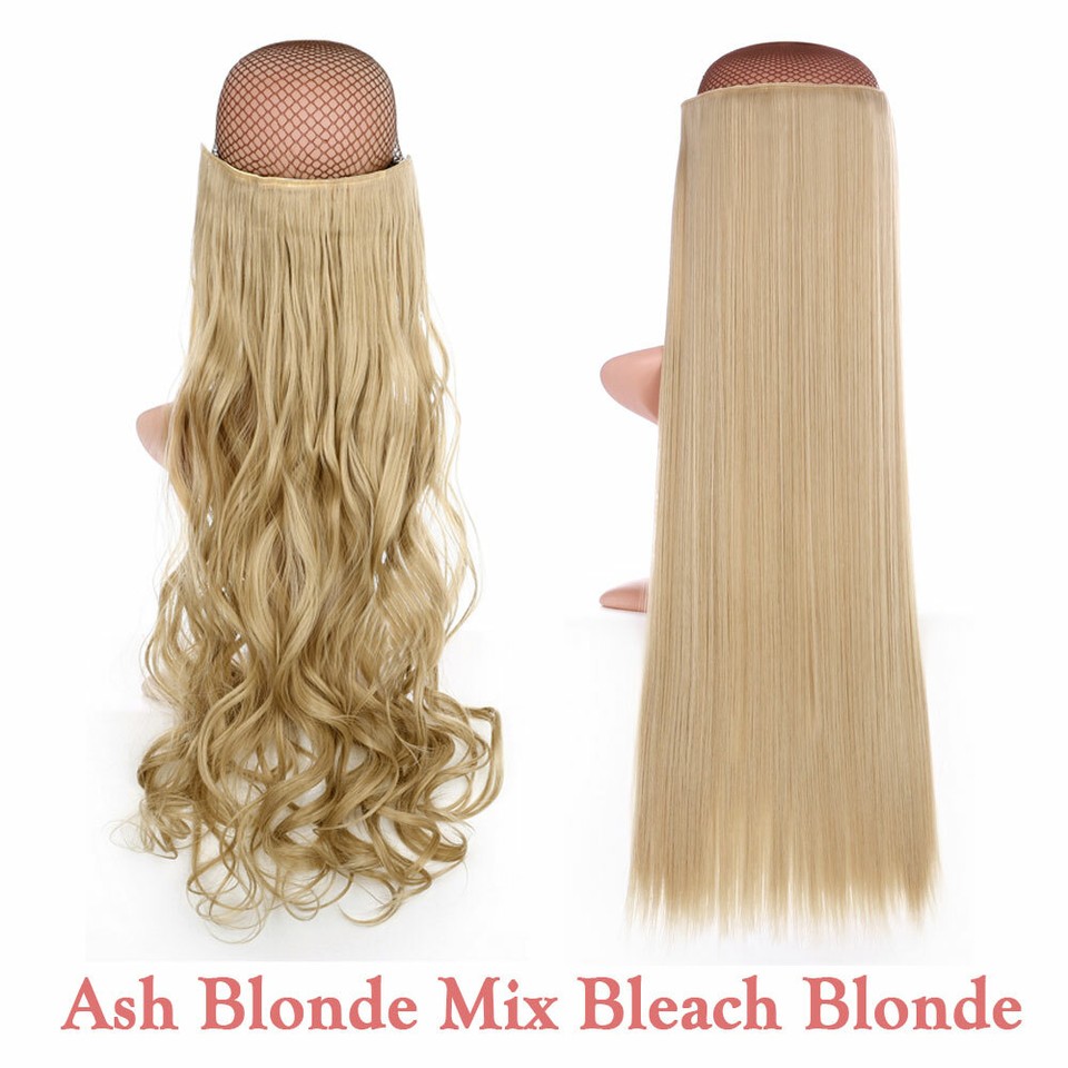 US Real Long Clip in on Hair Extensions 1Pcs Thick Half Full Head ...