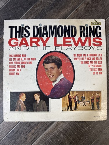 GARY LEWIS & THE PLAYBOYS ~ THIS DIAMOND RING ~LIBERTY VINYL LP # LRP ...