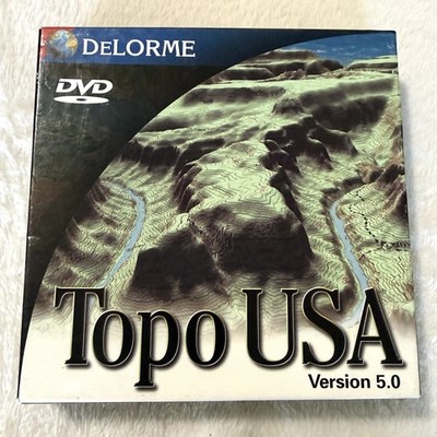 Delorme Mapping PC Software Topo USA Version 5.0 CD-Rom | eBay
