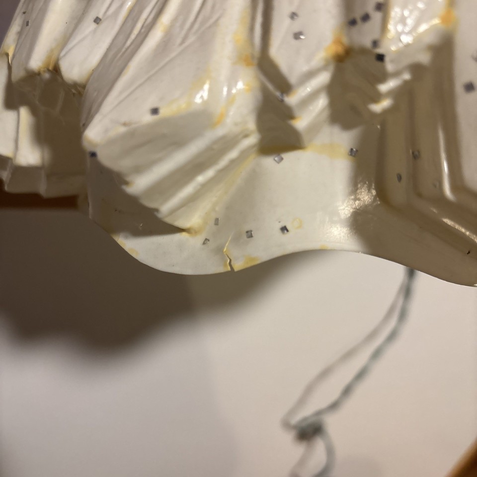 Vtg TWINKLE TWEE Christmas Tree Hadar Celluloid Glitter Lighted Working ...