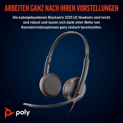 HP Inc. 8X229A6 Poly Blackwire 3225 Stereo USB-C +USB-A +3,5mm | eBay.de