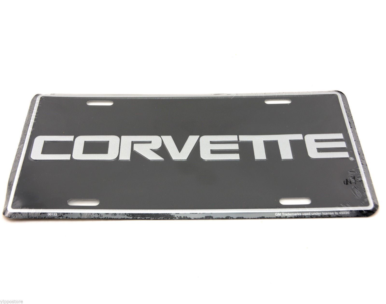 Chevy Chevrolet Corvette Word Licensed Aluminum Metal License Plate Tag ...