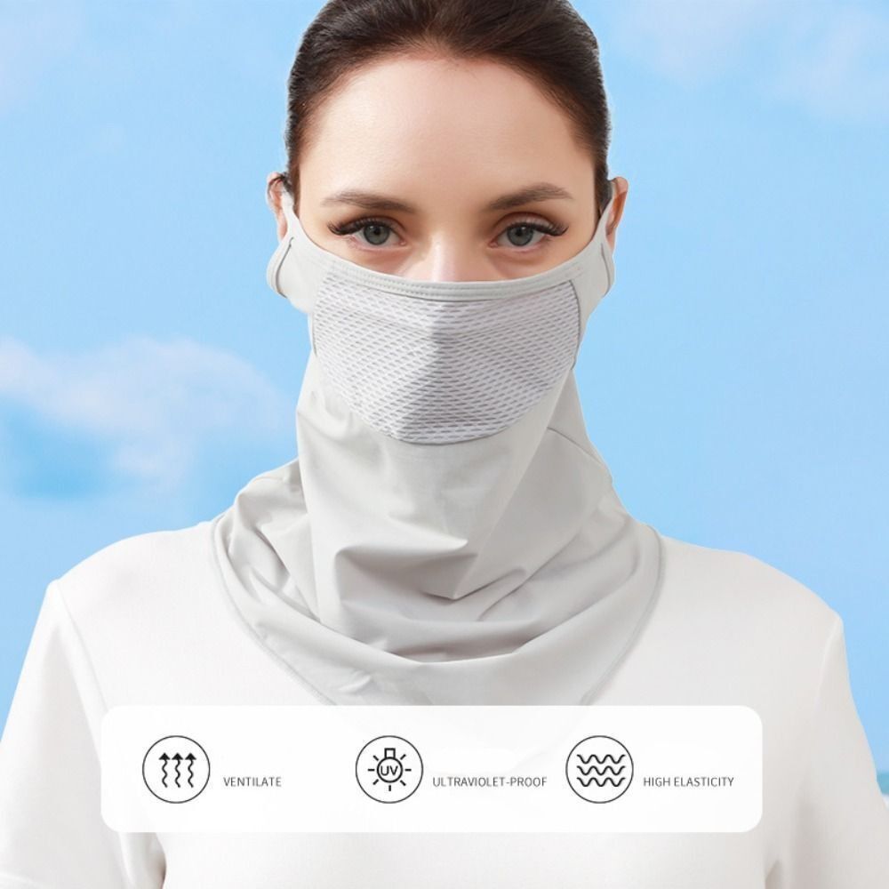 Breathable Sunscreen Mask Unisex Anti-sun Mask Fashion Face Cover Scarf ...