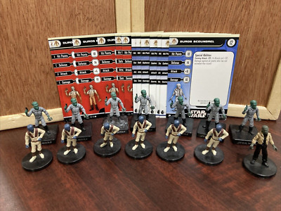Star Wars Miniatures Lot - Duros Army - Fringe - 14 Figs & Cards | eBay