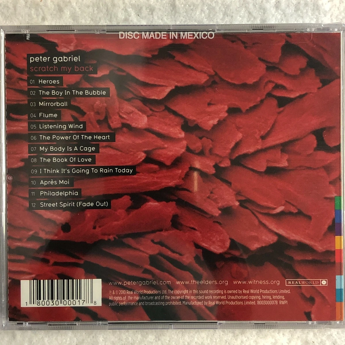 Peter Gabriel Cover Of Love Book