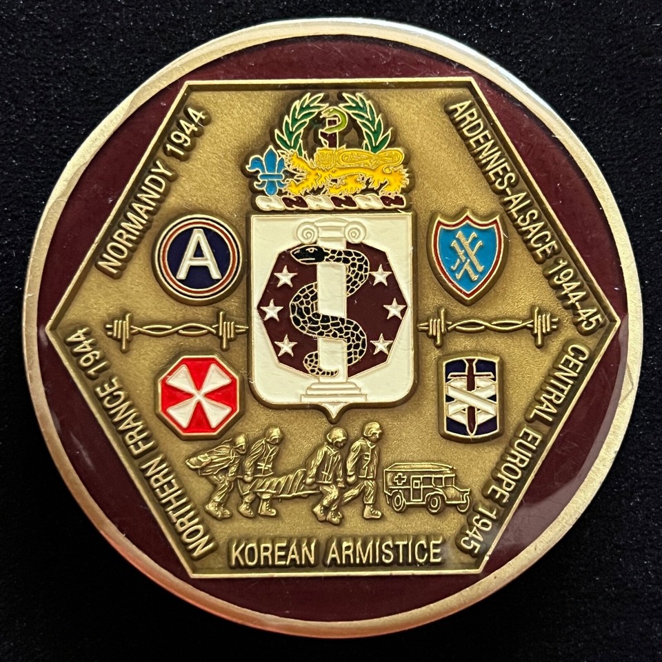 168th Multifunctional Medical Battalion Commander & CSM Challenge Coin ...