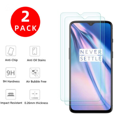 2-Pack Premium Tempered Glass Screen Protector Film Cover For OnePlus ...